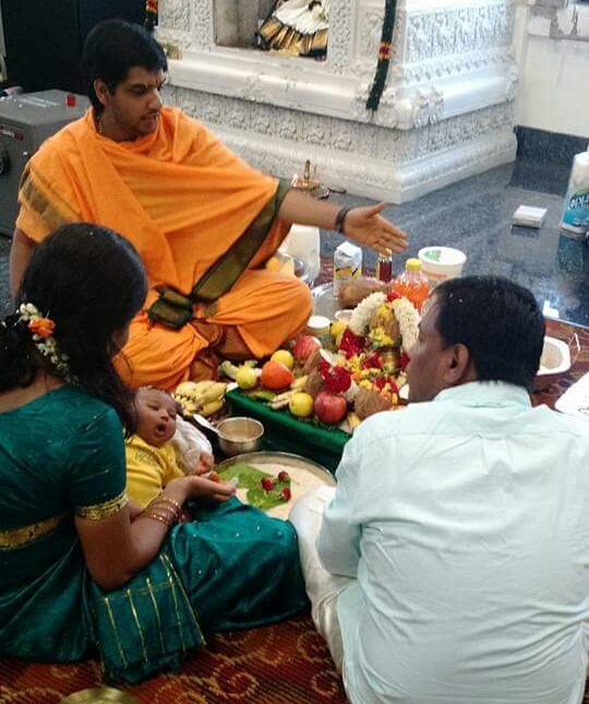 Indian Traditional baby naming ceremony & 30th day prayers | stoɾiesoftm