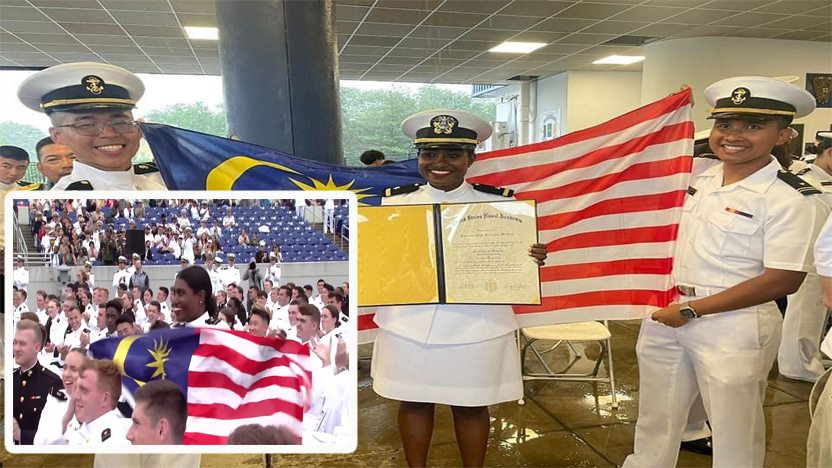 Janusha menjadi pegawai wanita pertama dari Angkatan Tentera Malaysia ...